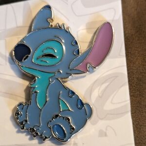 Disney | Jewelry | Disneys Stitch And Angel Two Piece Enamel Pin Set ...